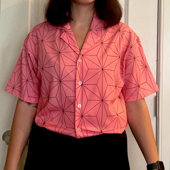 Tops | Demon Slayer Nezuko Buttonup | Poshmark